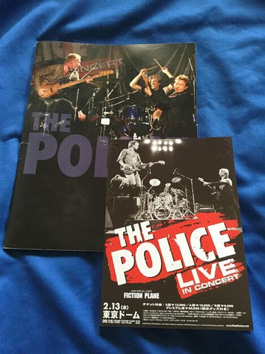 The Police Reunion Japan tour book flyer 2008 Sting Andy Summers | eBay