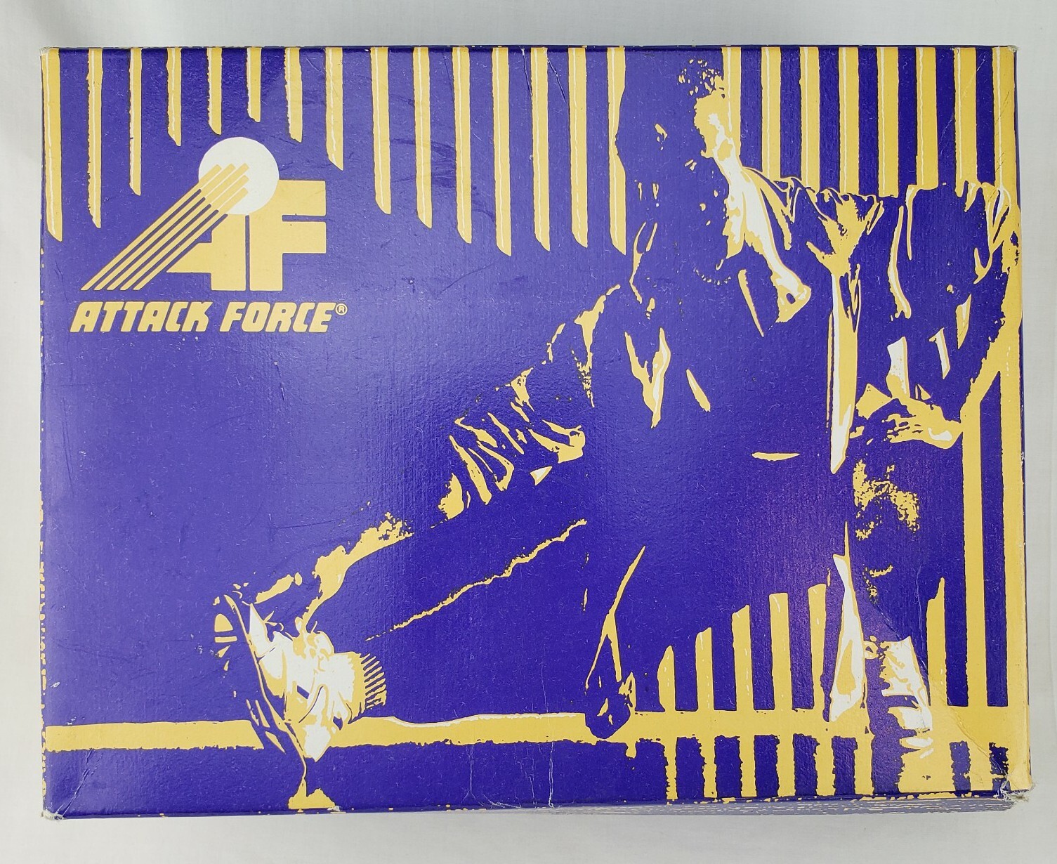 Rare Vintage Attack Force Sports Cleats Shoe Box Athl… - Gem