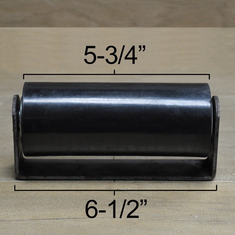Gate Roller Rubber Top Guide Rubber 6" Sliding Rolling Slide Black | 2 ...
