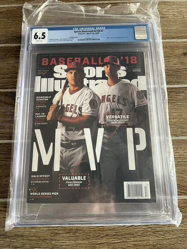 Shohei Ohtani Sports Illustrated #7 Magazine 1st Cover CGC 6.5 Fresh ...