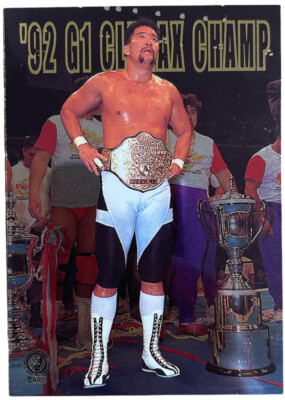 Masahiro Chono NWA Champion Refractor Card Big Gold G1 Climax NJPW WCW ...