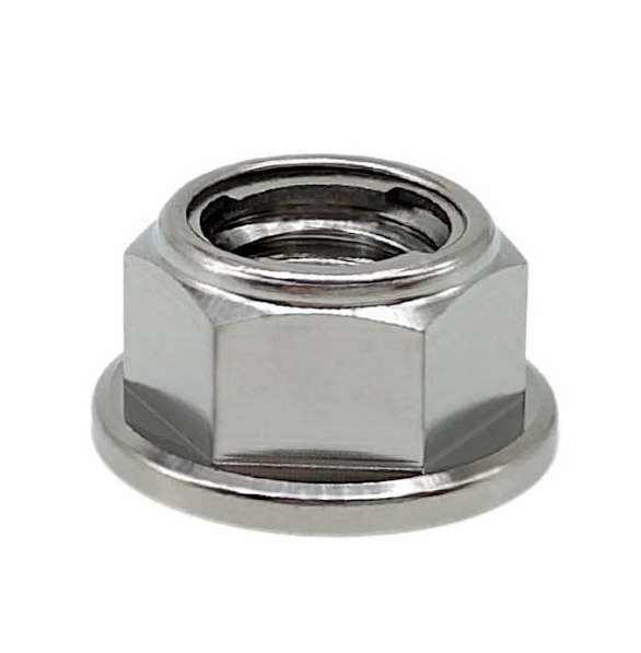 Rison Titanium Nut M3-M10 Flange Full Metal Lock Nuts Hex Sprocket GR5 ...