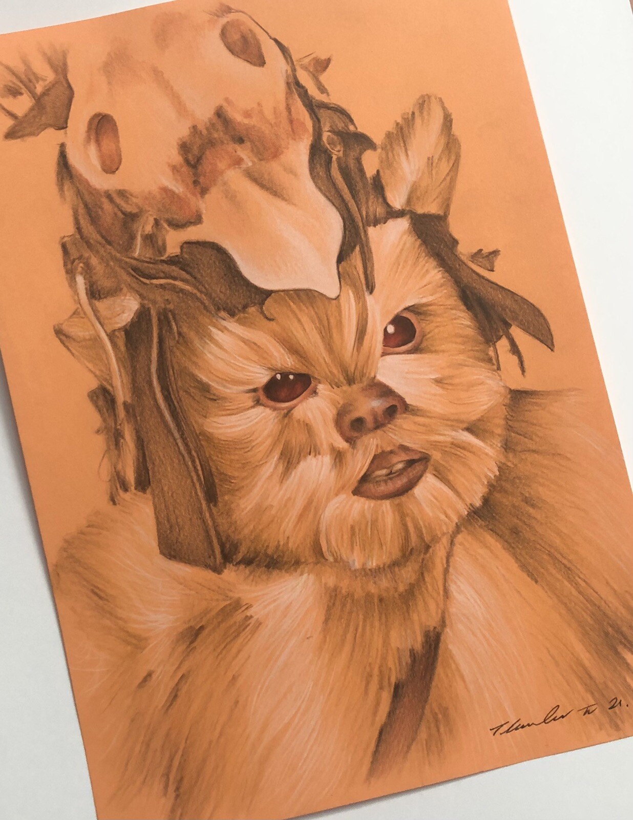 Baby Ewok Drawing