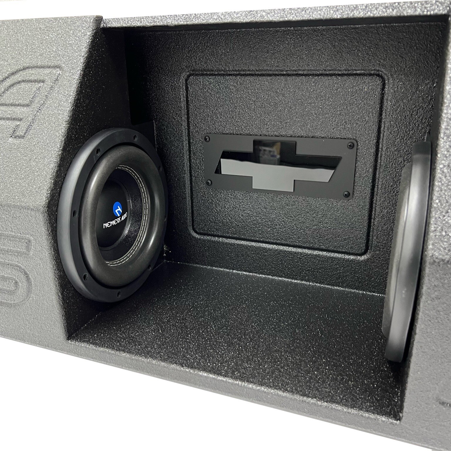 Universal Single Regular Cab Subwoofer Box 2x8” Ford Gm Bolero Style ...