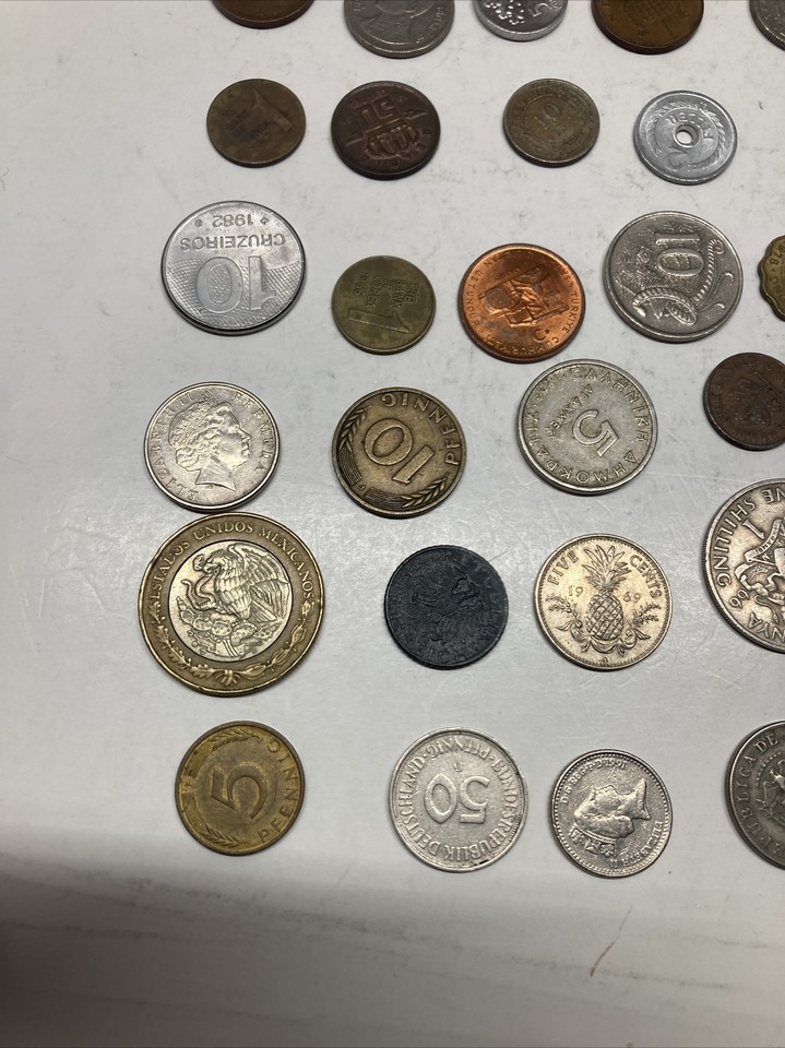 Lot Of 52 World Coins Great For Starting Or Building A Collection Gift ...