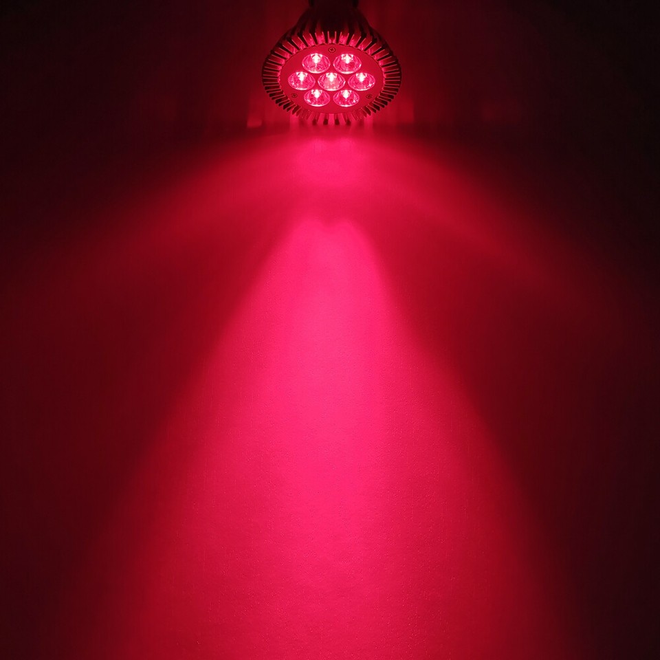 21W Deep Red 670nm~680nm LED Lamp Spot Light Bulb PAR30 Therapy Plant ...