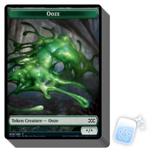 10 pcs OOZE TOKEN (15/31) Double Masters Magic MTG MINT CARD | eBay
