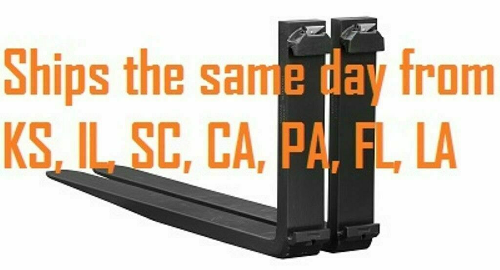 Forklift Forks Pair 96"x4" Class 2 CLASS II Standard - 8 Feet Foot FT ...