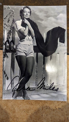 Actress VERA MILES Signed 4x6 Photo AUTOGRAPH is Guaranteed Authentic ...