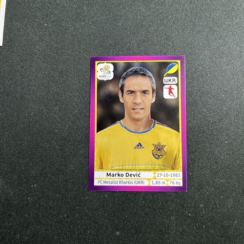 417 MARKO DEVIC UKRAJINA PANINI UEFA EURO 2012 POLAND UKRAINE FOOTBALL ...