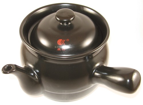 KANGSHU CERAMIC TRADITIONAL CHINESE MEDICINE HERBAL COOKING POT BLACK W ...