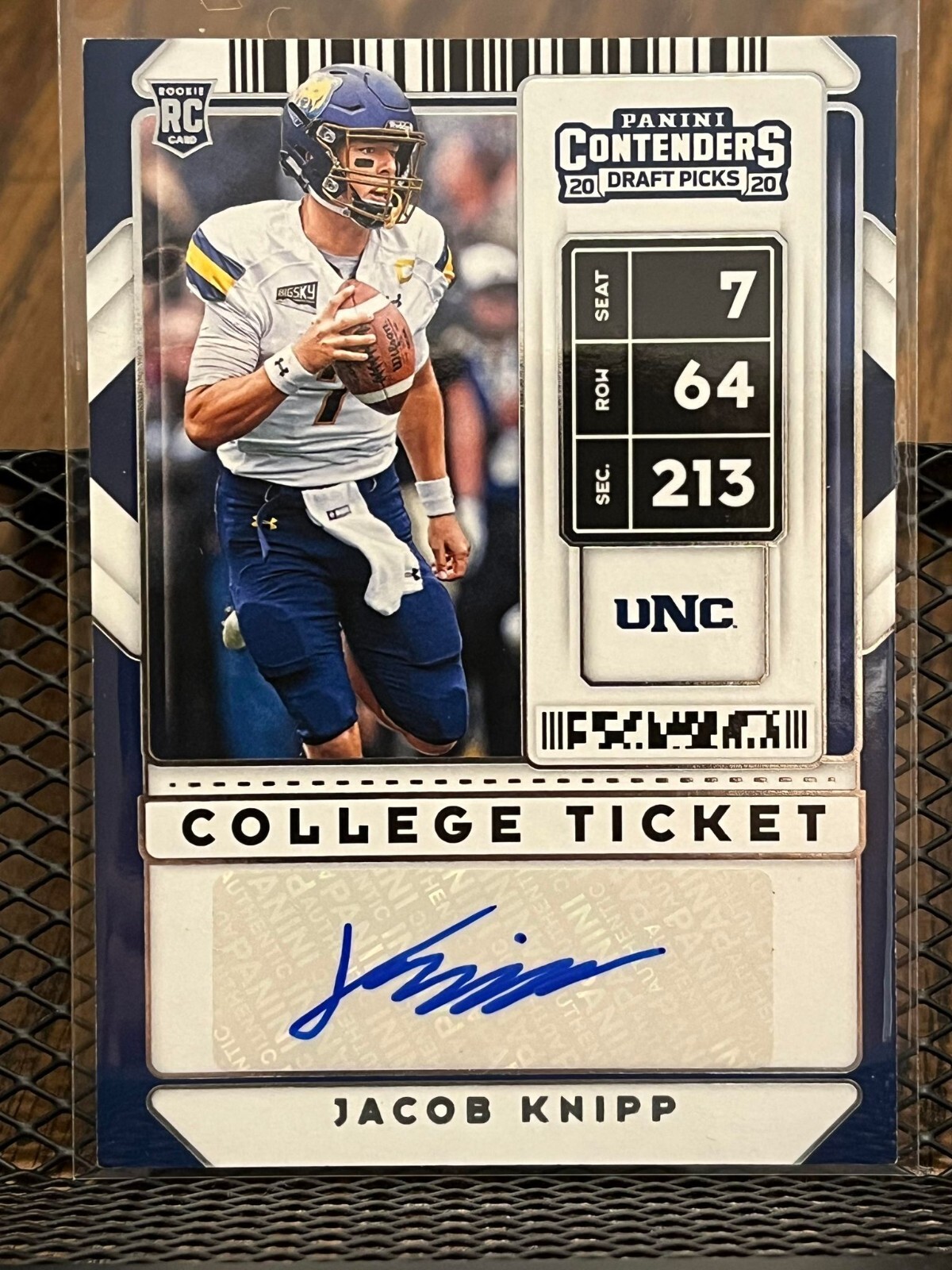 JACOB KNIPP 2020 CONTENDERS DRAFT AUTO NORTHERN COLORADO ROOKIE ...