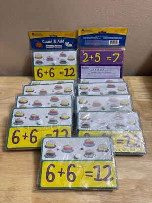 Learning Resources, Count & Add Puzzle Cards for Teachers Lot Of 11 | eBay