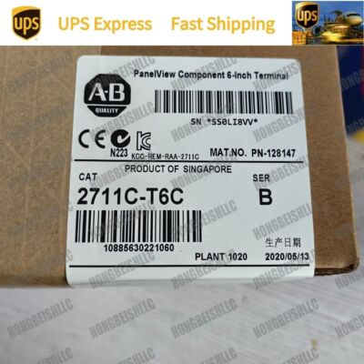 Free Tax NEW AB 2711C-T6C Ser B PanelView Comp C600 Touch Screen HMI ...