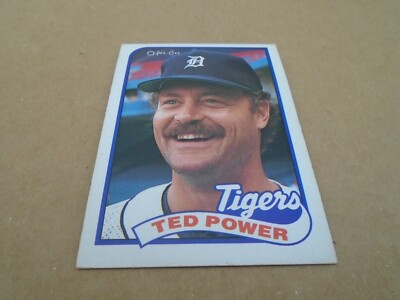 1989 OPC BASEBALL CARDS / 331 DETROIT TIGERS TED POWER | eBay