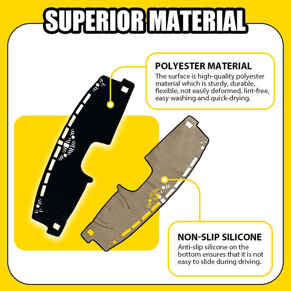 Fit 2022-2025 Ford Maverick DashMat Dash Cover Dashboard Mat Car ...