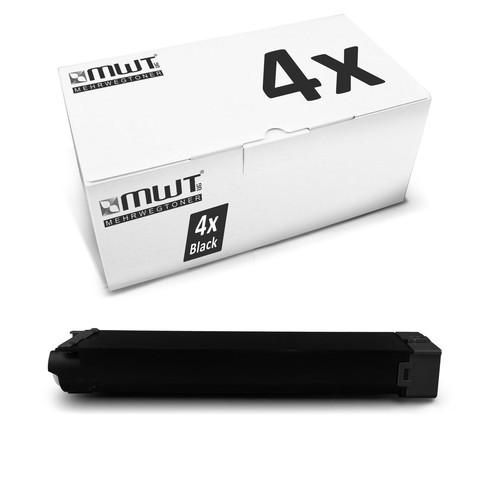 4x Toner SCHWARZ f r Sharp MX-C-310 MX-B-381 MX-B-380-P MX-C-312 MX-B ...