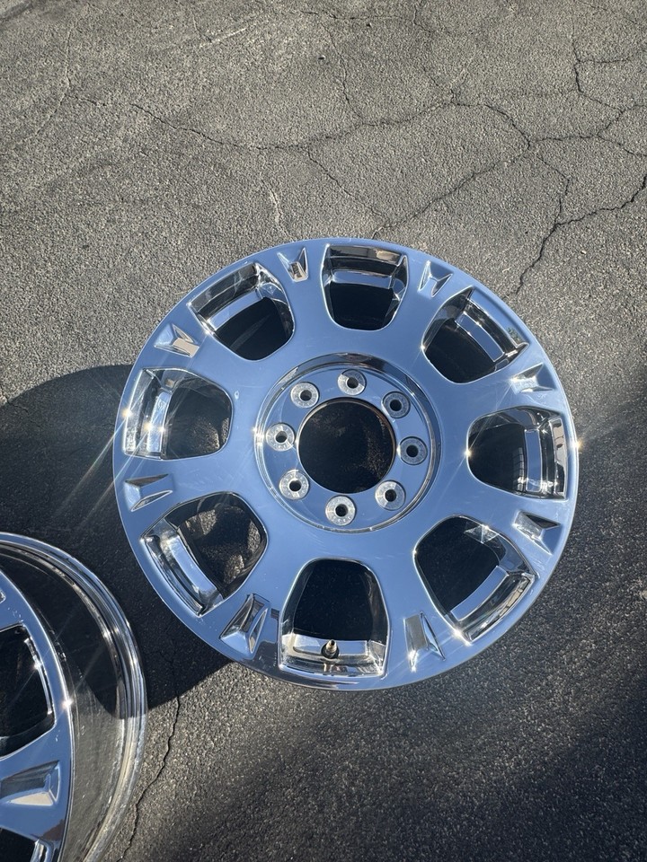 FORD 20" OEM Chrome F250 Set Stock Wheels F-250 F350 King Ranch Rims F ...