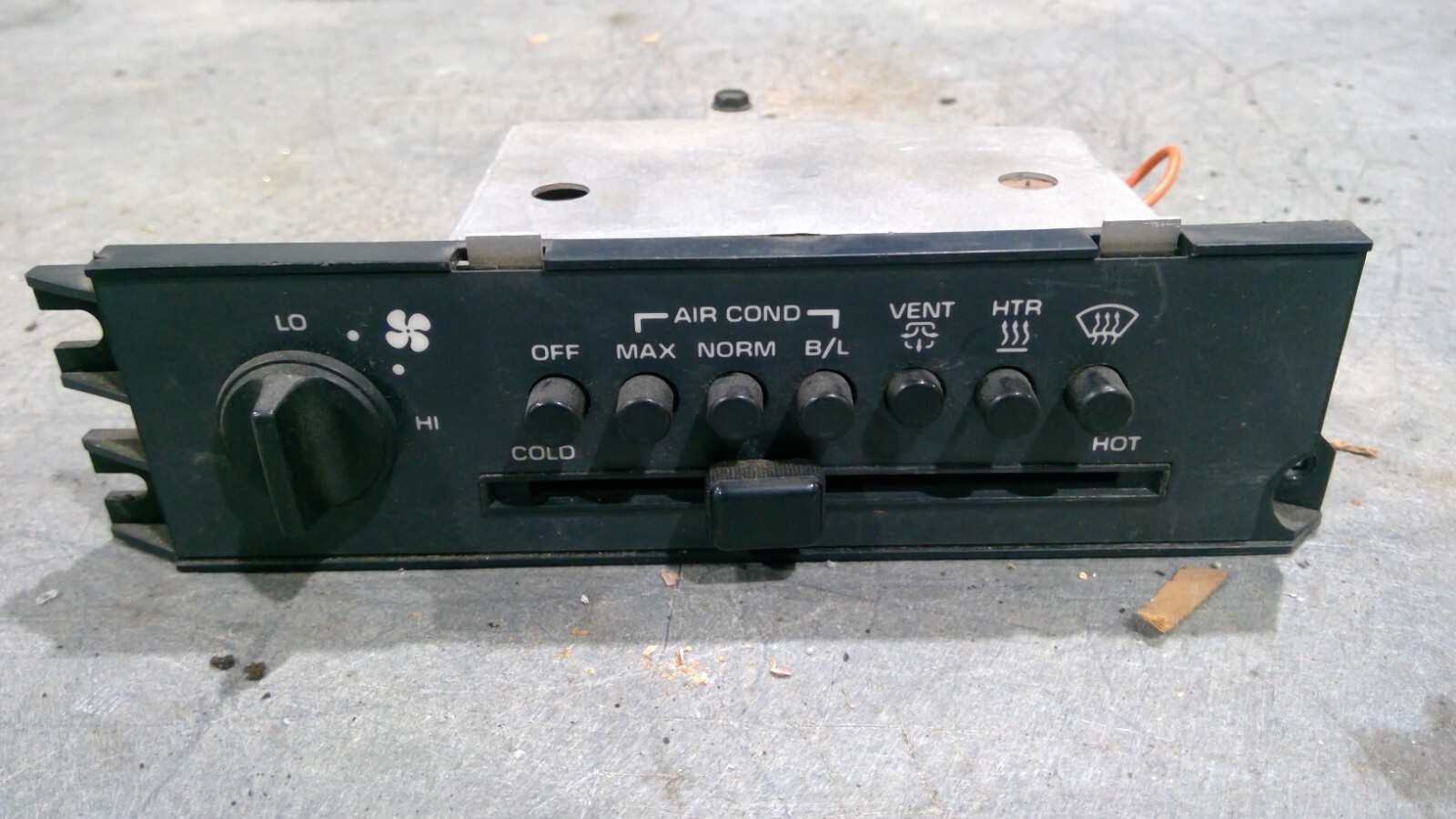 84-88 Pontiac Fiero GT Push Button AC Heater Control Temperature Module ...