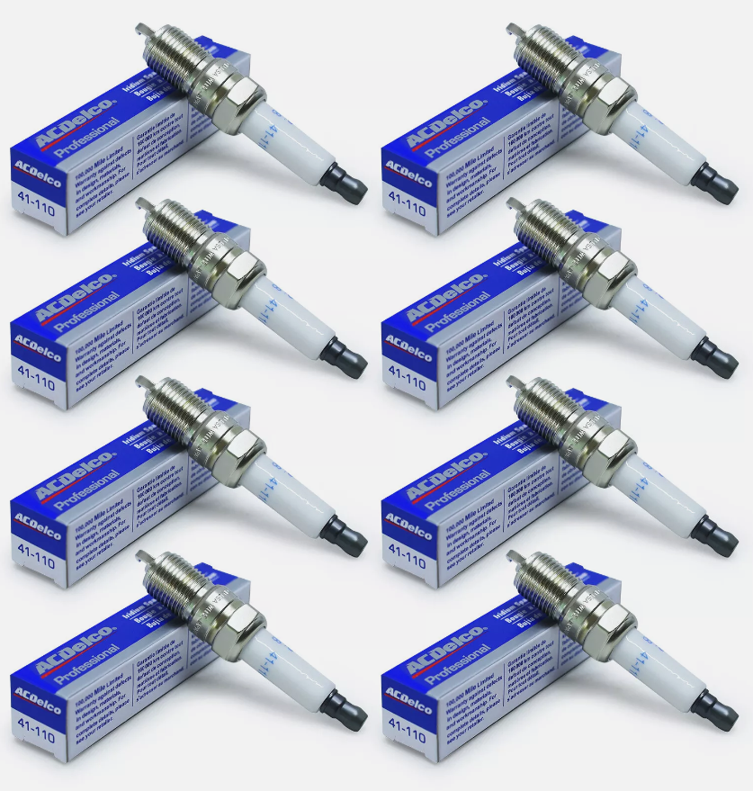 8Pcs AC-DELCO 12621258 41-110 Iridium Spark Plugs for Cadillac ...