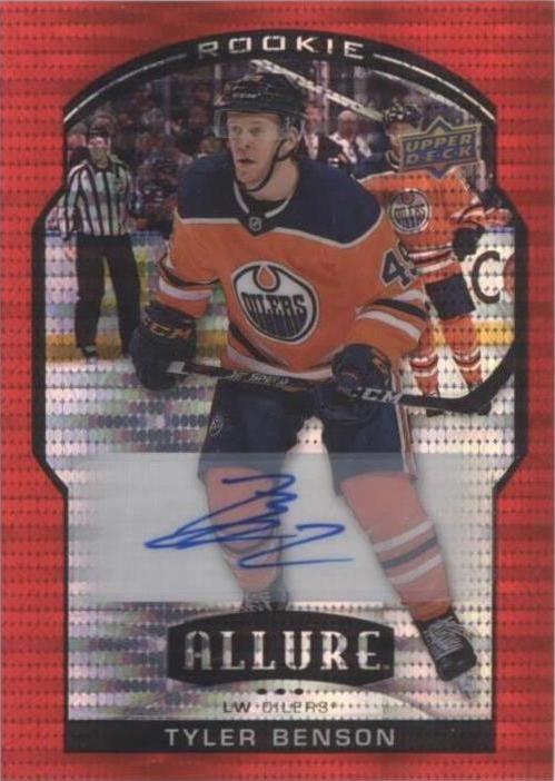 2020-21 Upper Deck Allure - Rookie Tyler Benson #84 Red Rainbow ...