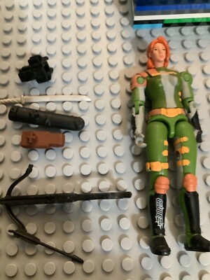 2004 GI Joe Agent SCARLETT v4 3.75” Action Figure Valor vs Venom ...