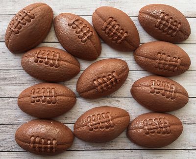 12 handmade edible rugby balls,fondant cupcake/cake toppers | eBay