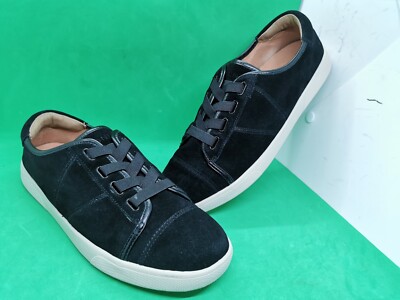 Vionic Jean Suede Black Slip On Sneaker Shoes Womens Size 7.5 Euro 38.5 ...