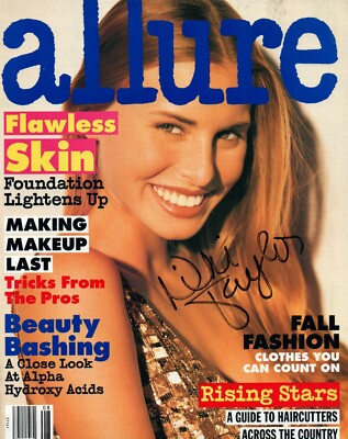 Niki Taylor Model Hand Signed Autograph Magazine Cover (Cover Only) | eBay