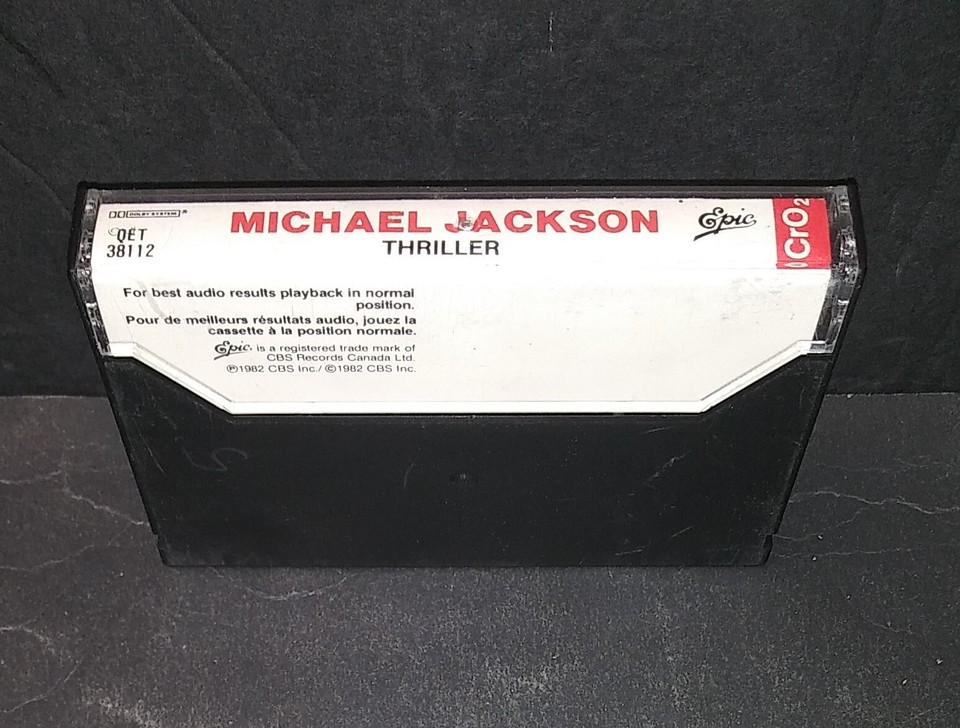 CrO2 cassette tape MICHAEL JACKSON Thriller 198 special Chromium ...