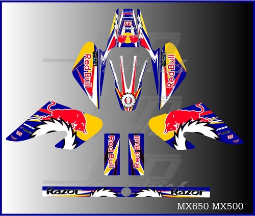 Razor MX500 MX650 graphics kit decals THICK AND HIGH GLOSS ..... | eBay