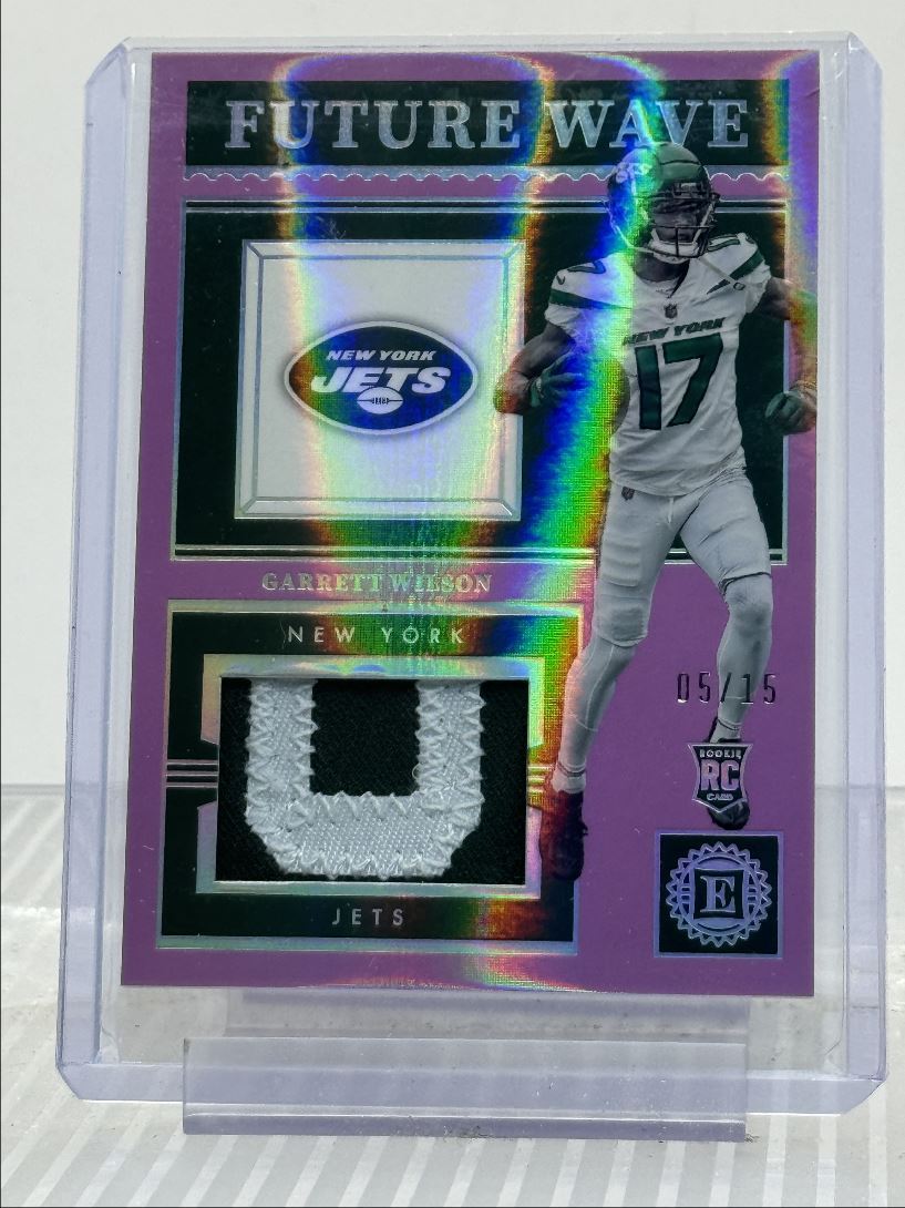 GARRETT WILSON 2022 ENCASED FUTURE WAVE ROOKIE PATCH PEARL RC /15 Q2560 ...