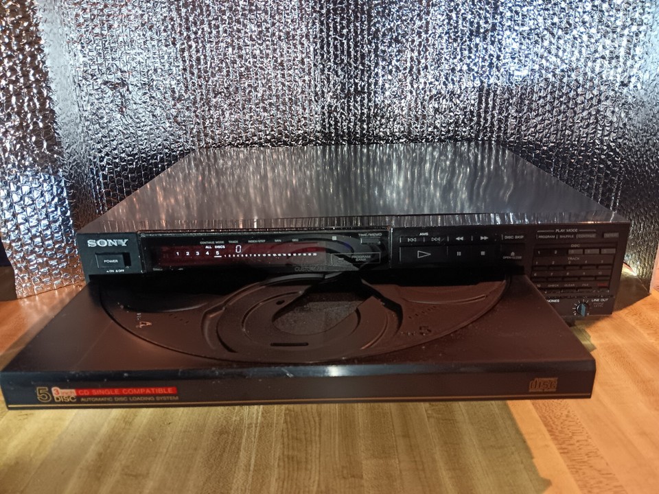 Vintage Sony - CDP-C70 Compact 5 Disc Player, CD Player. Works! | eBay