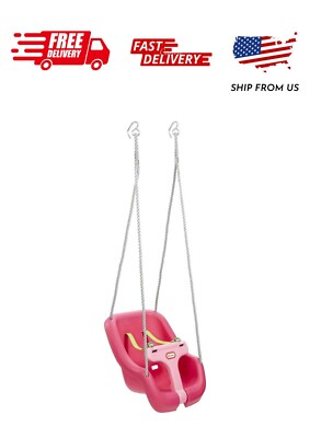Little Tikes 2-in-1 Snug and Secure Swing, High Back Swing | eBay