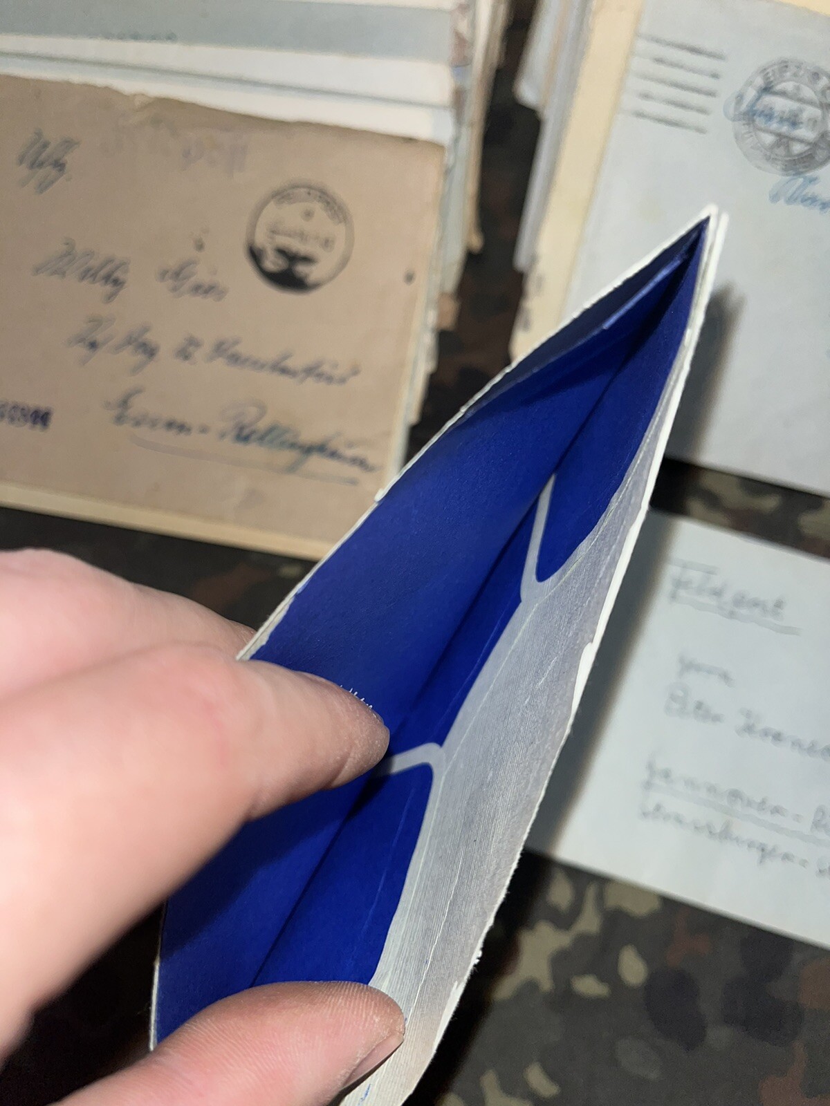 WW2 German Original Wehrmacht Feldpost Field Mail Letters/ Envelopes ...