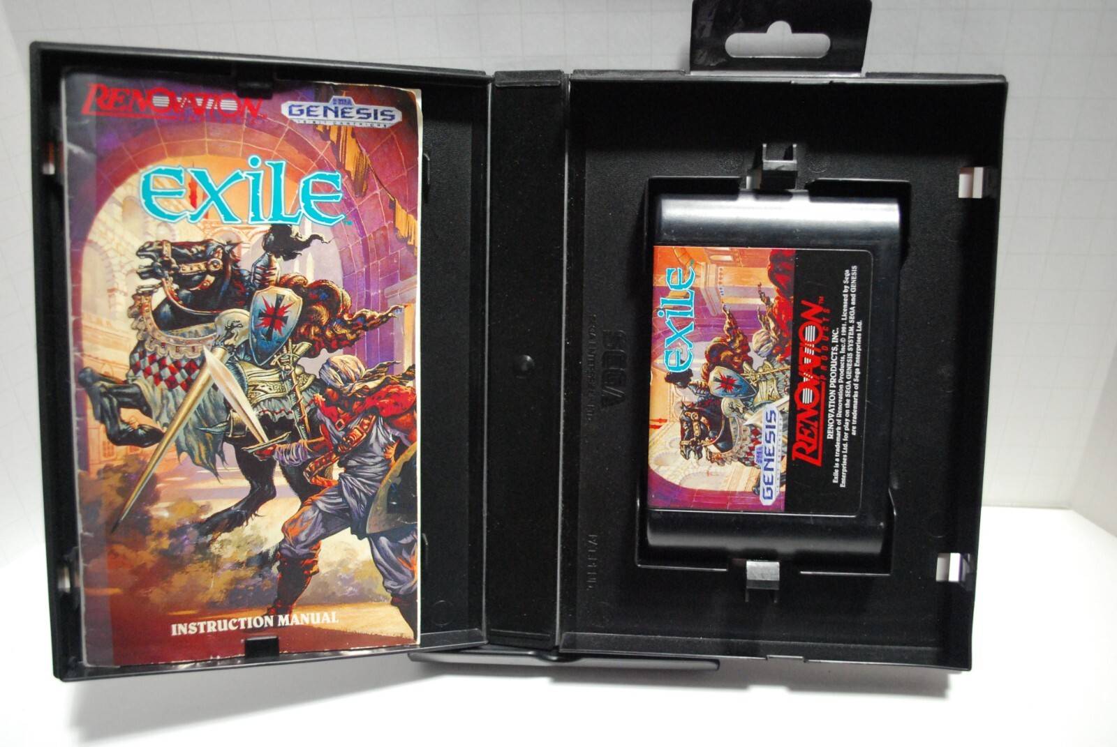 Exile (Sega Genesis, Renovation 1991) Complete CIB Tested & Working | eBay