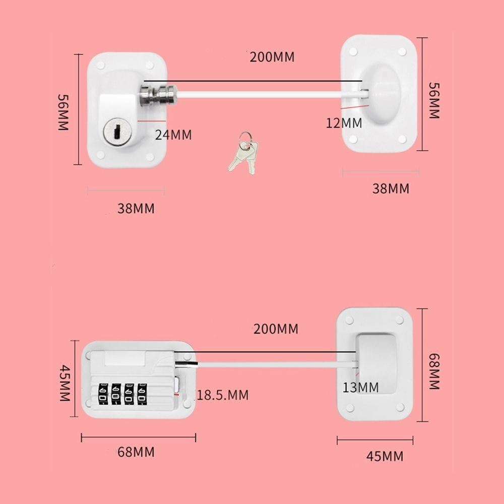 Door Cabinet Baby Safety Smart Lock Padlock Number Locks Code Lock | eBay