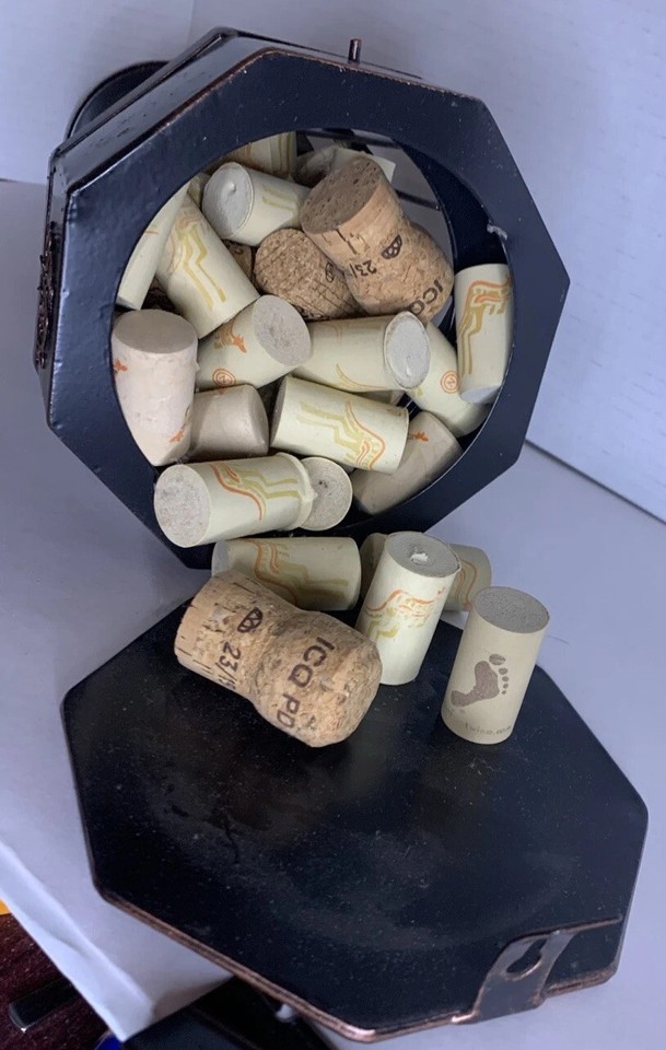 Epic Wine Cork Cage Lighthouse Metal Vintage Filled With Corks. | eBay