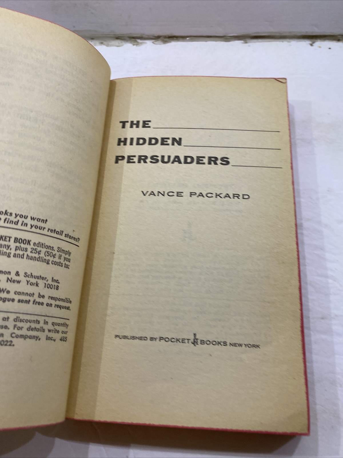 The Hidden Persuaders - Vance Packard (1975, Paperback) | eBay