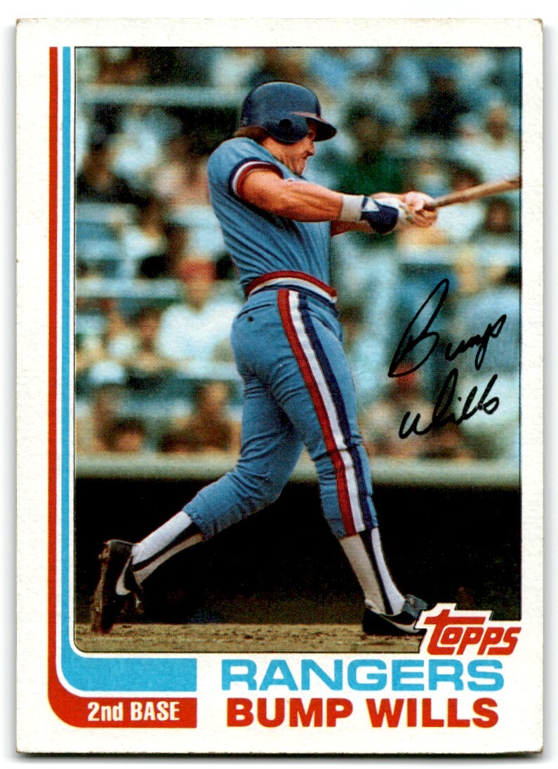1982 Topps Bump Wills Texas Rangers #272 | eBay