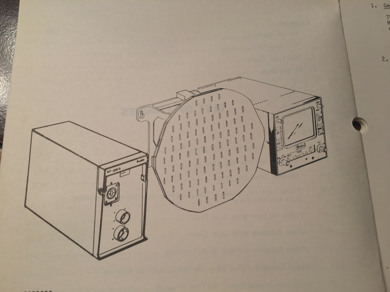 Bendix RDR-1200 with IN-2021A Radar install manual | eBay