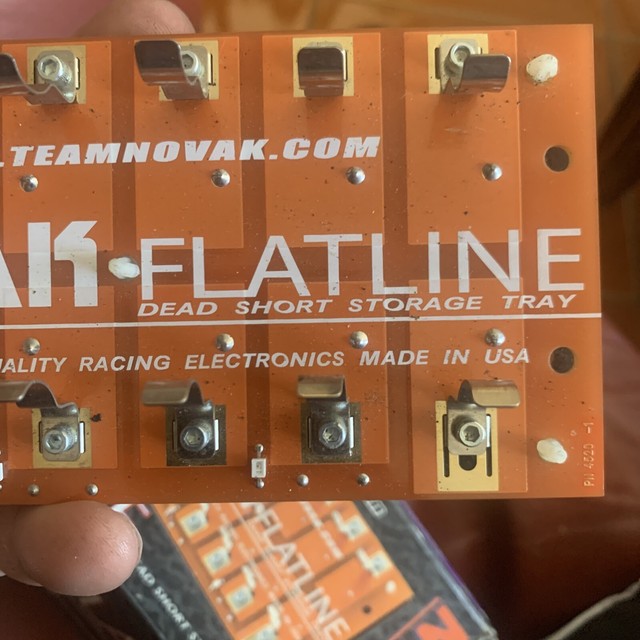 Novak Flatline Dead Short Battery Discharge Storage Trays (2 Pieces in ...