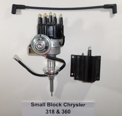 Chrysler Small Block 273-318-340-360 Black SMALL CAP HEI Distributor ...