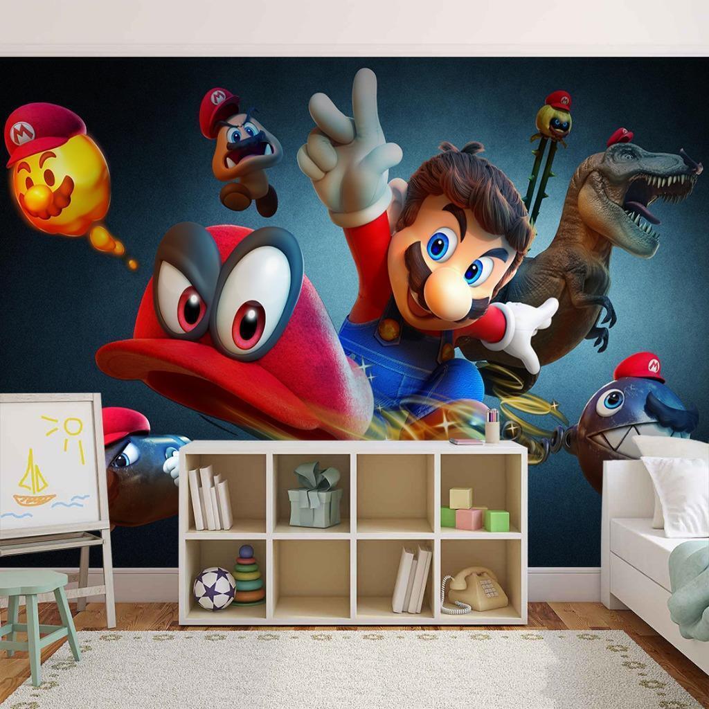 Super Mario Mural Wallpaper