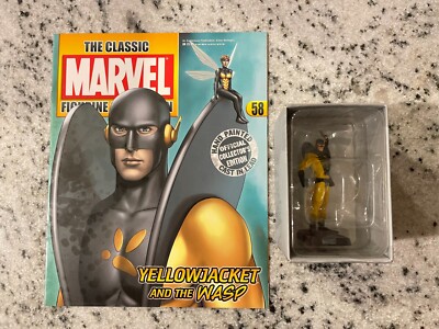 Yellowjacket & Wasp #58 Eaglemoss Lead Figure Magazine Classic Marvel ...