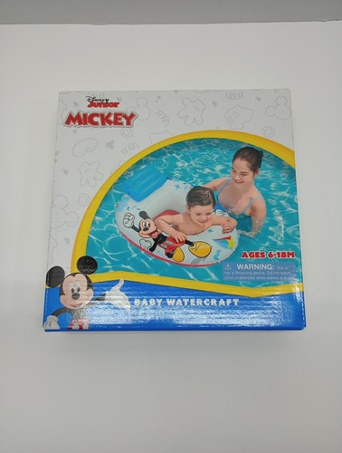 Disney Junior Mickey Swim Inflatable Baby Watercraft Raft Float Ages 6 ...