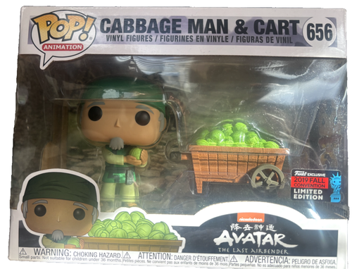 Funko Pop! Avatar The Last Airbender Cabbage Man & Cart #656 | eBay