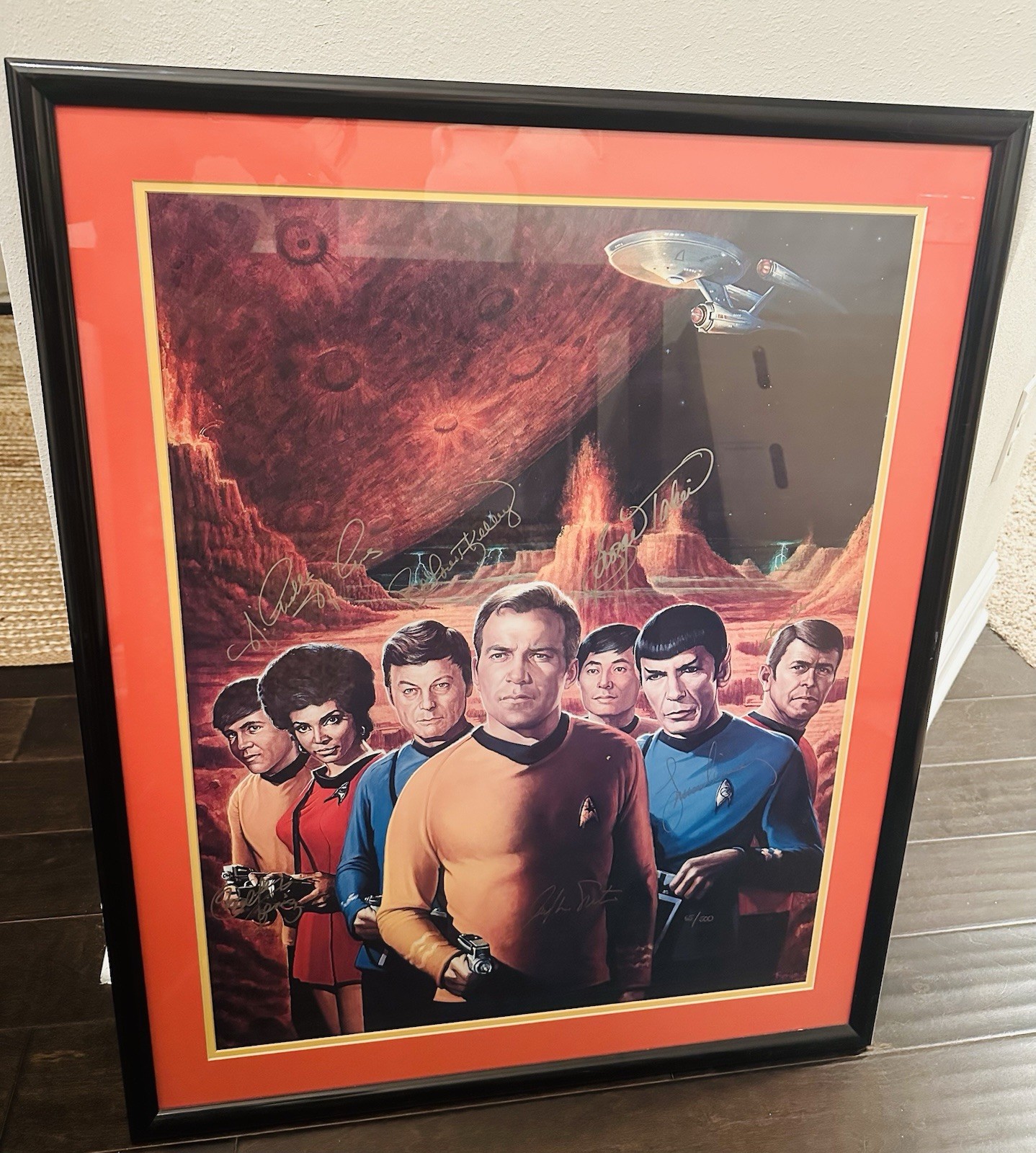 Star Trek Original Series Cast Signed Poster Lithograph Autograph | eBay