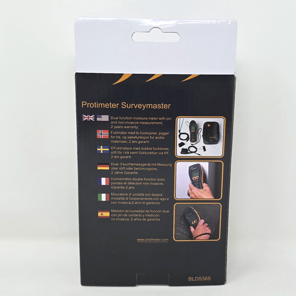 Protimeter BLD5365 Surveymaster Dual Function Moisture Meter NEW IN BOX ...