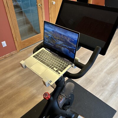 Compact Peloton Laptop Stand With Easy Storage Hooks | eBay